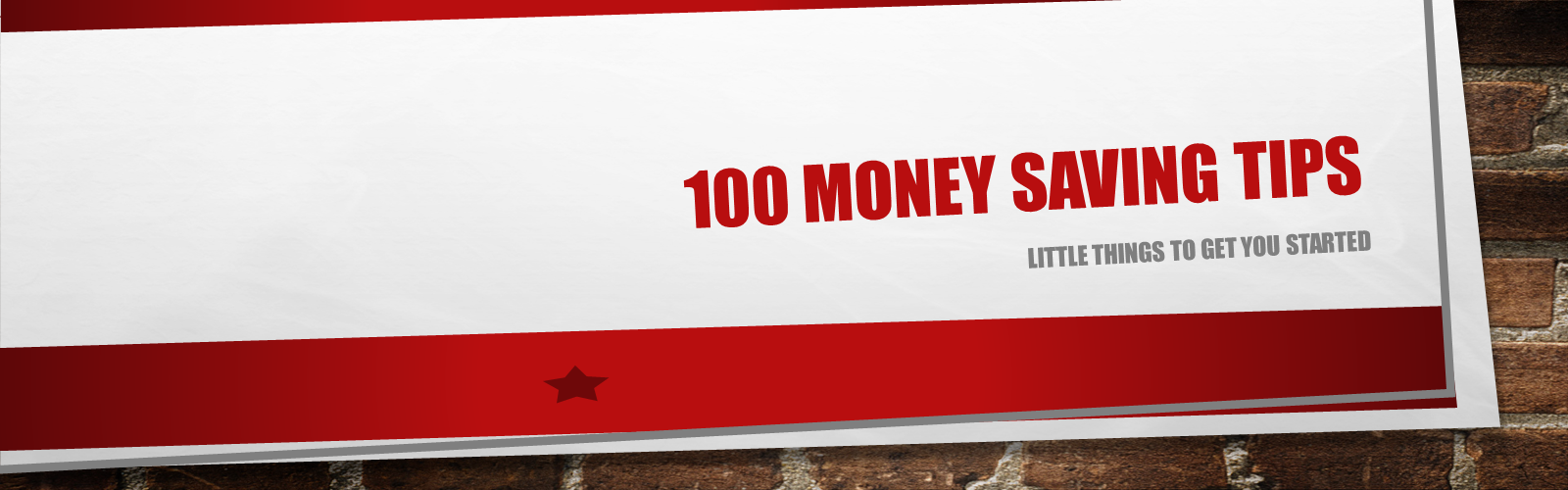 100 Money Saving Tips Considering Stewardship 100 Money Saving Tips Considering Stewardship